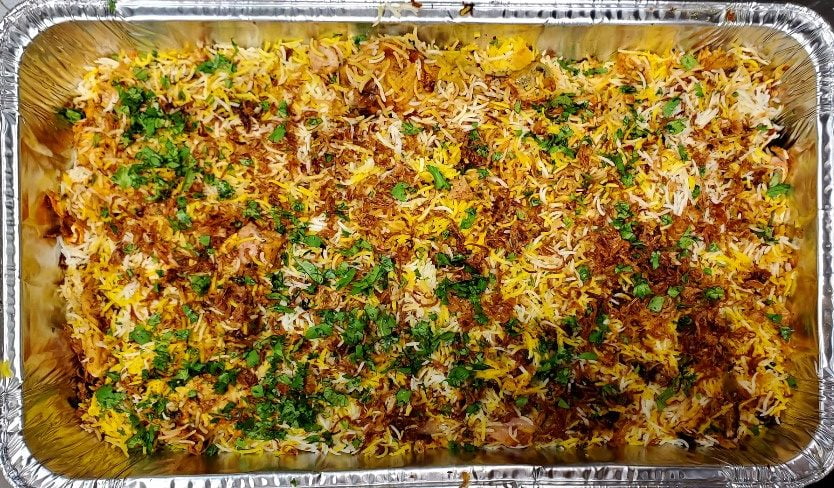 Chicken Biryani (Quarter Tray) – Al-Aqsa Restaurent Bronx